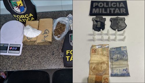 Em Ocorrências Distintas Pm Prende Dois Suspeitos E Apreende Drogas Em